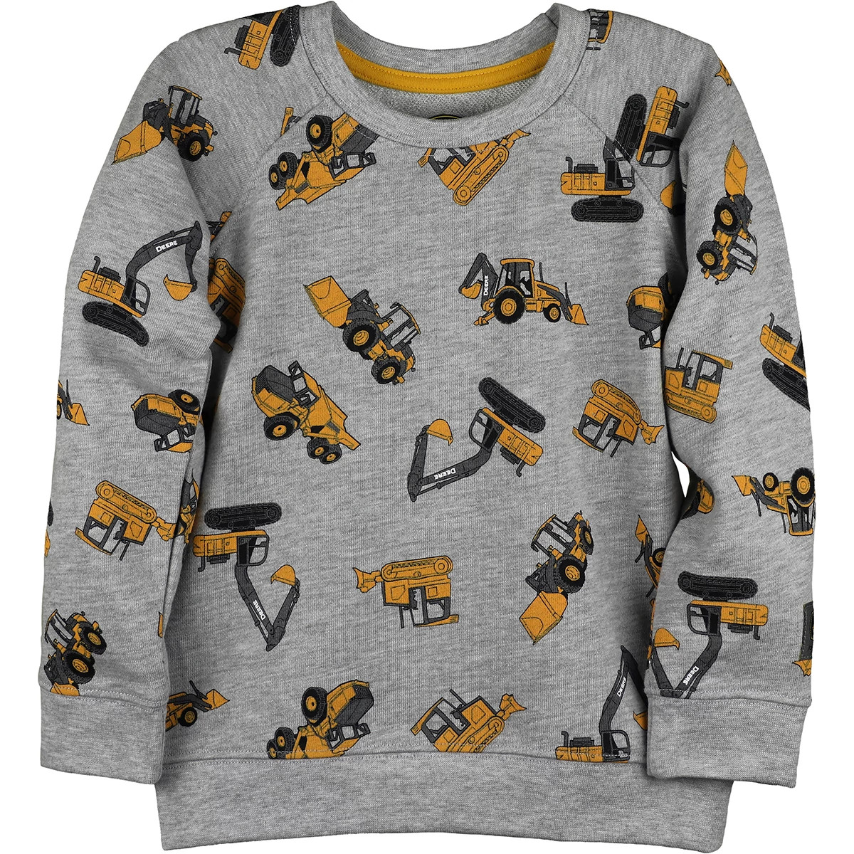 Construction Crewneck Fleece Pullover | Shop.Deere.com