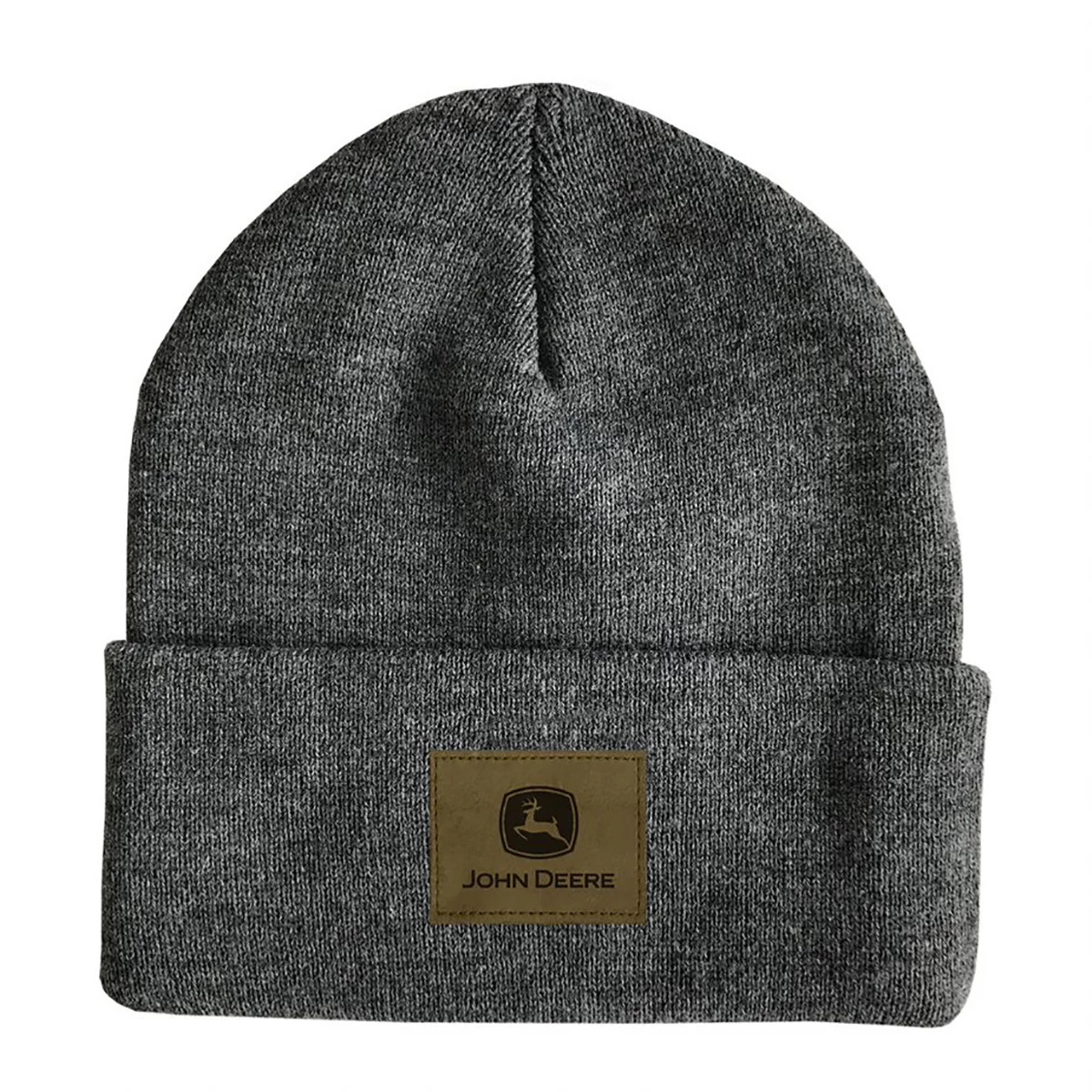 Fleece Cuffed Beanie - Charcoal Grey | Shop.Deere.com