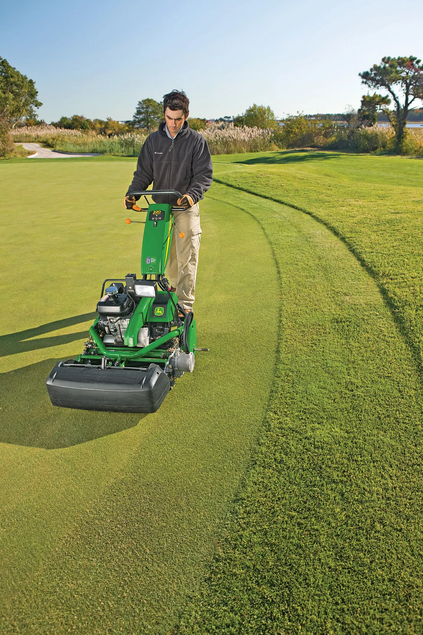 Cortador de relva manual para greens híbrido 180 E-Cut™ Cortadores de ...