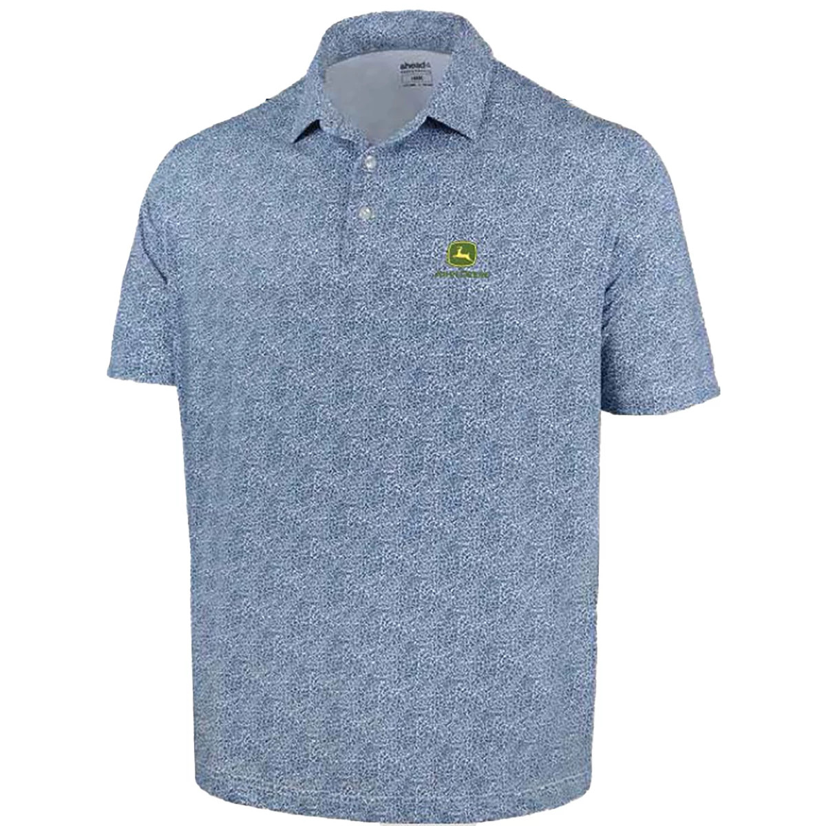 Blue Patterned Polo | Shop.Deere.com