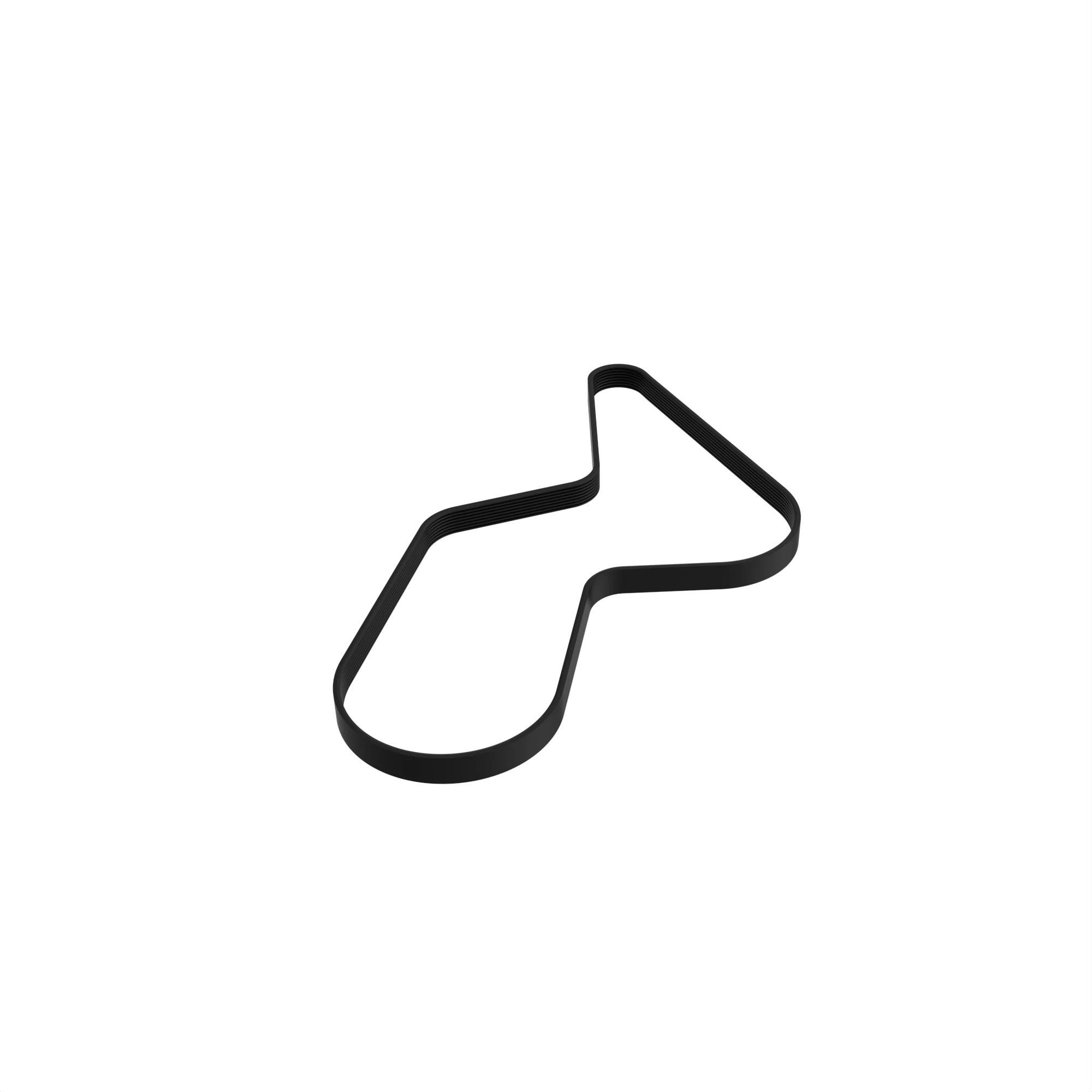 T240080: Engine Fan Drive V-Belt, Effective Length 1660 mm (65.4 inch ...