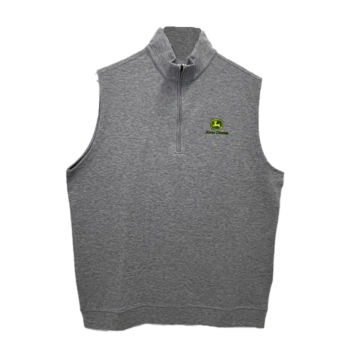 Grey Quarter Zip Vest | Shop.Deere.com