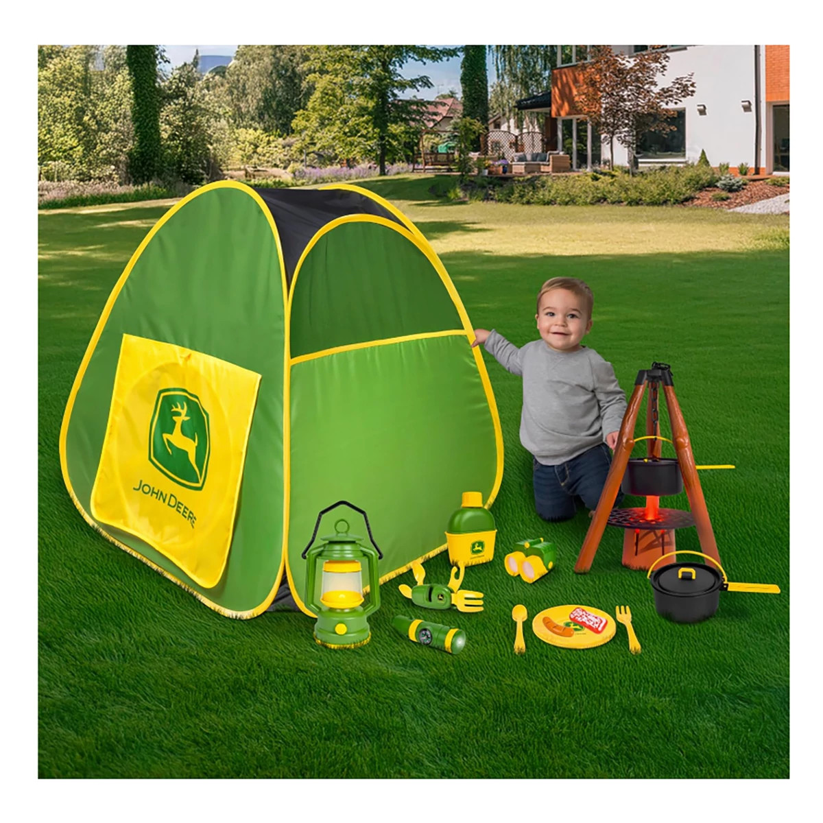 18 Piece Pop-Up Camping Tent Set | Shop.Deere.com
