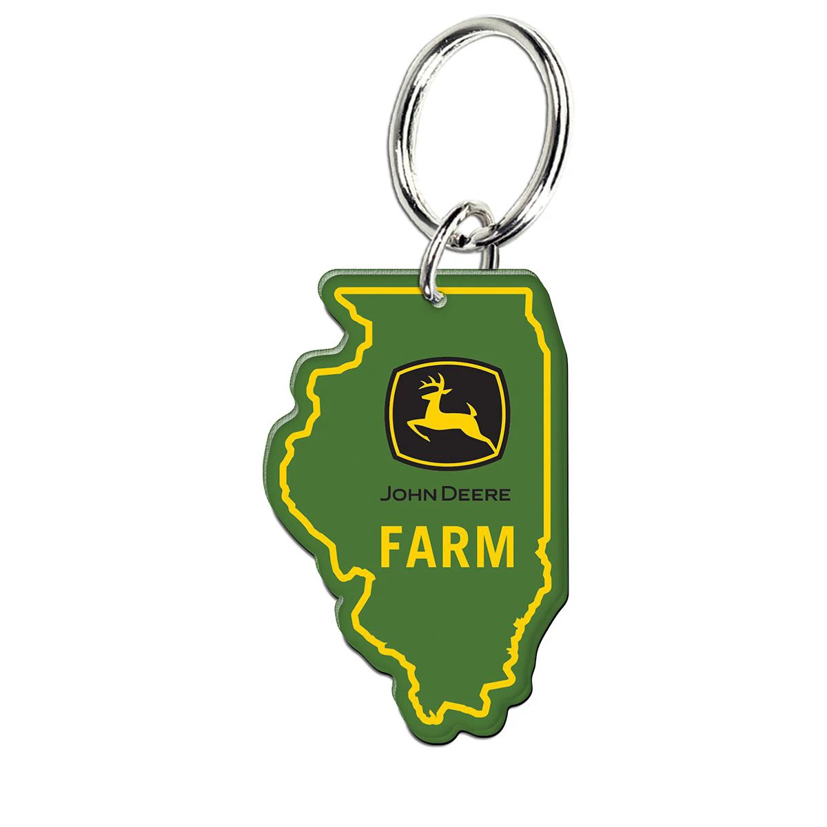 Illinois Shaped Keychain | JohnDeereStore