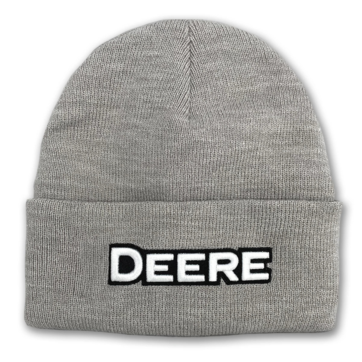DEERE Cuffed Beanie - Grey | Shop.Deere.com