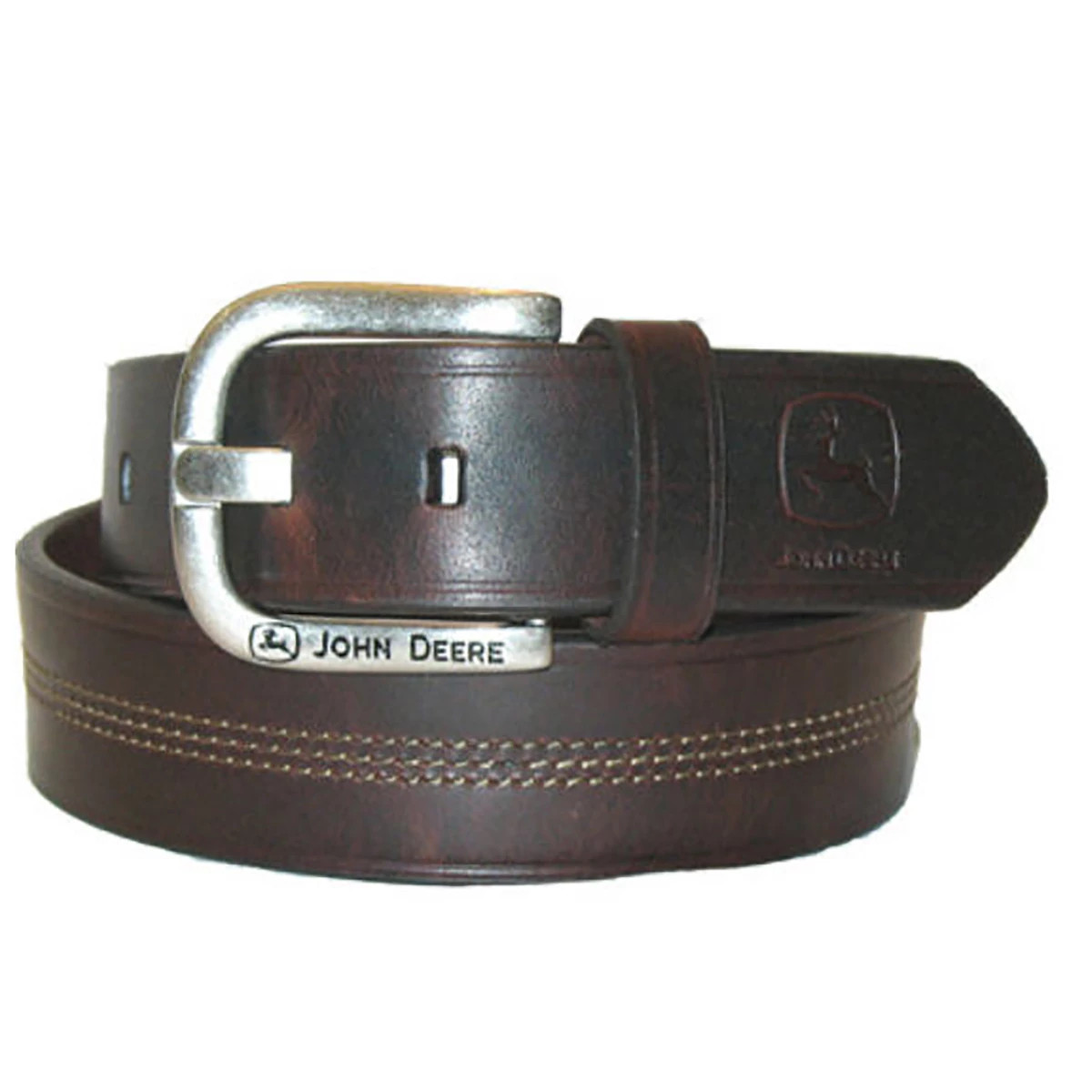 Men's Center Stitch Leather Belt | Shop.Deere.com