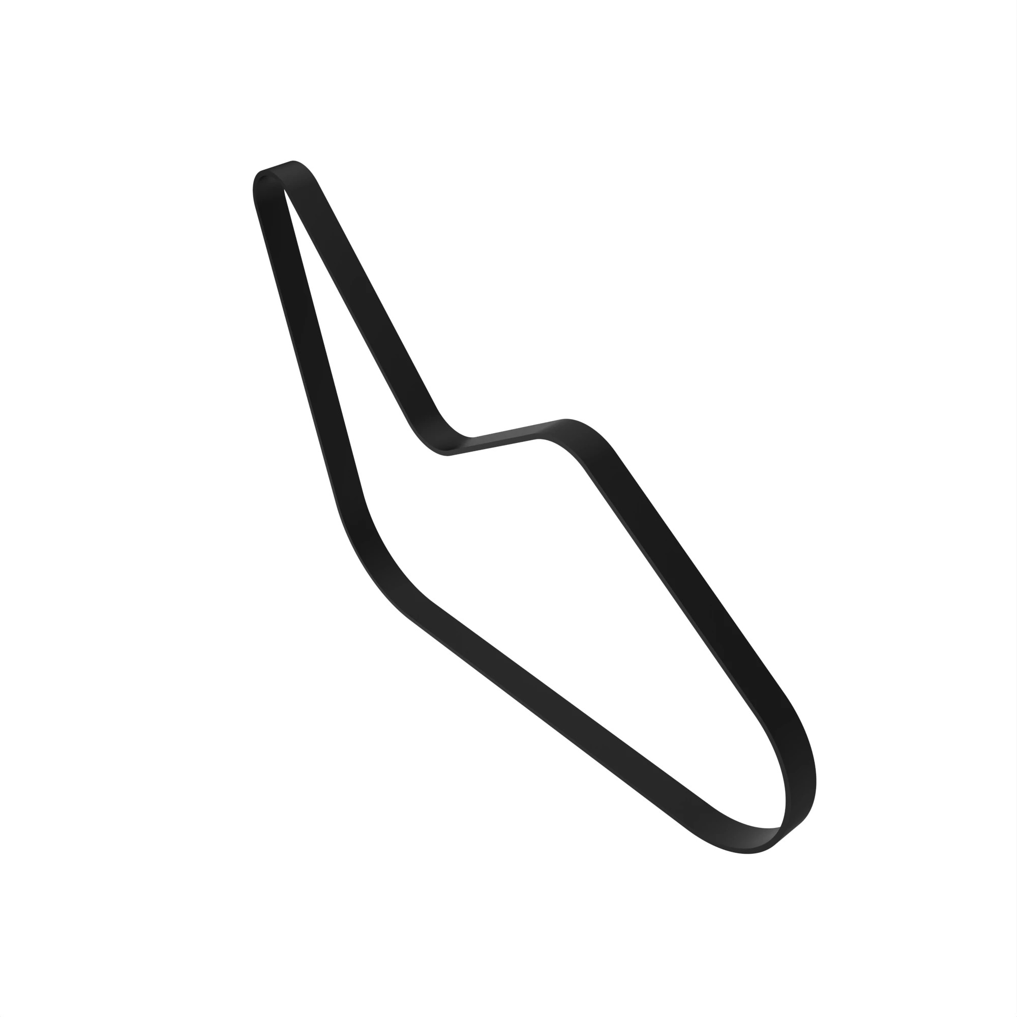 R135195: PK Section Engine Fan Drive V-Belt, Effective Length 1645 mm ...