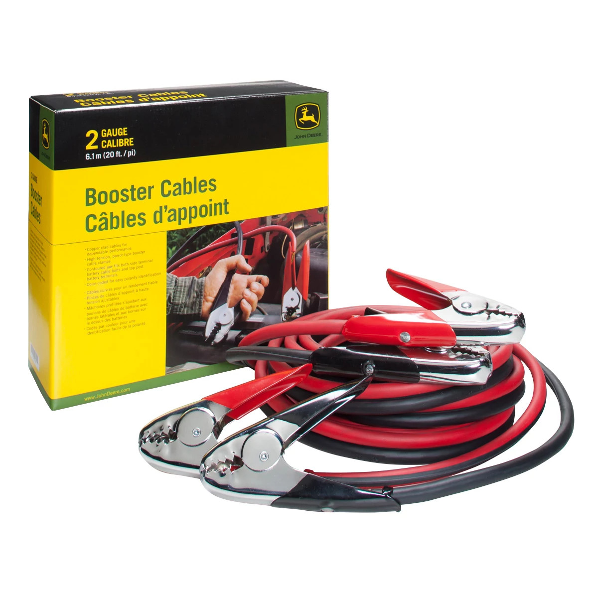 TY27301: Heavy-Duty Professional Service Booster Cable, Length 20 ft ...