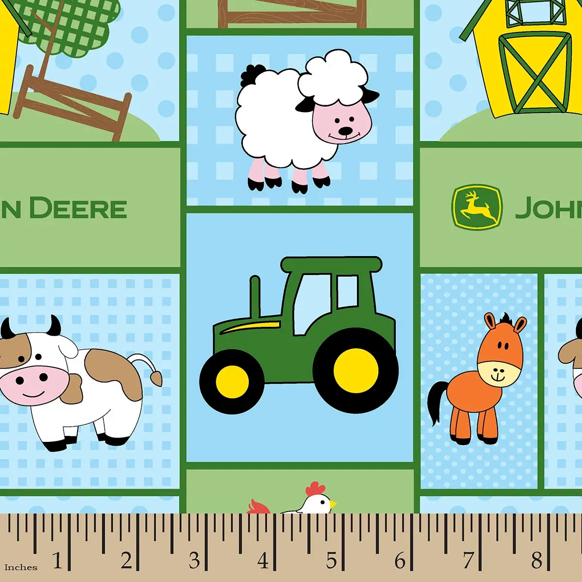 Barnyard & Friends - 5 Yard Fabric | Shop.Deere.com