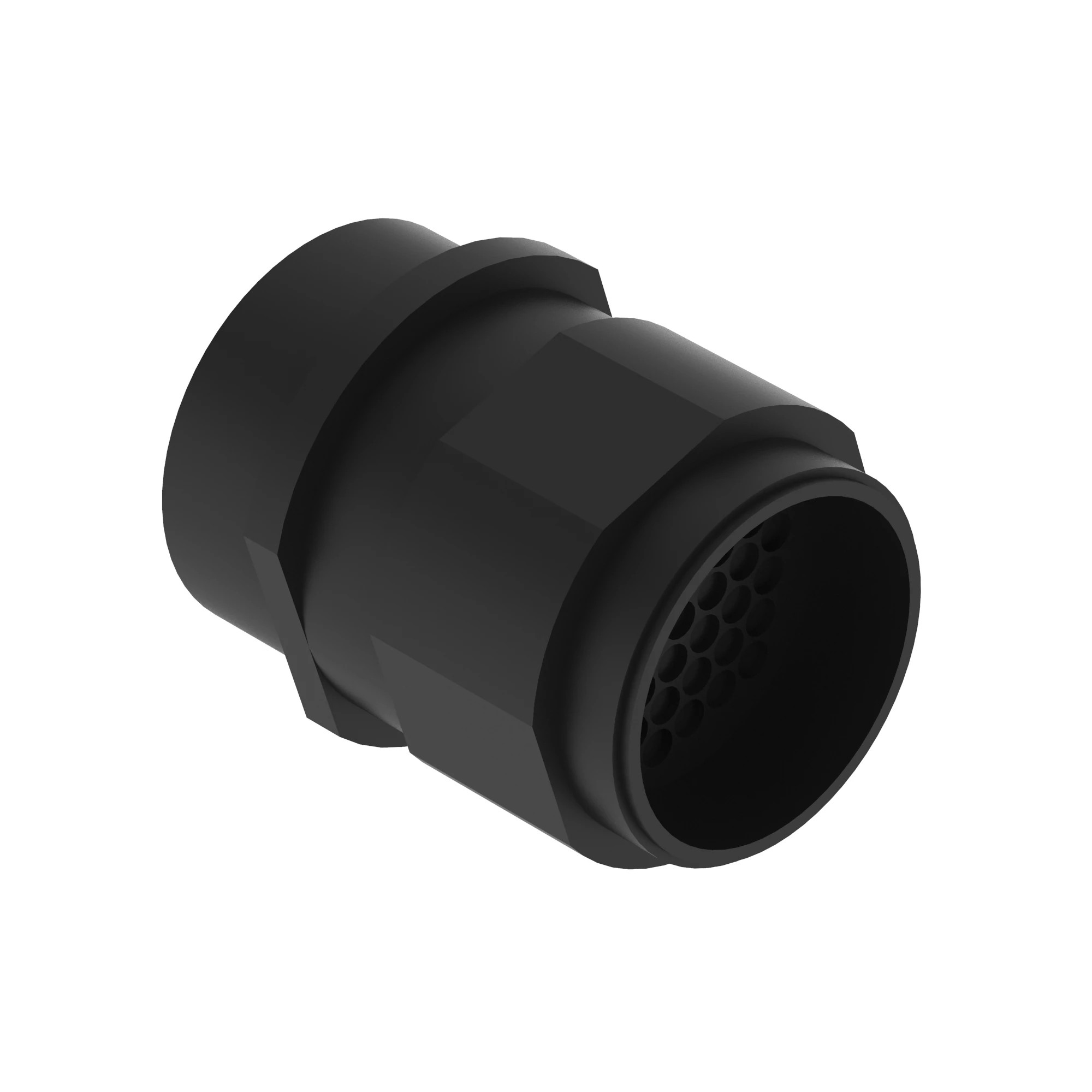 57M9834: Black External Electrical Connector Housing, 37 Cavities ...