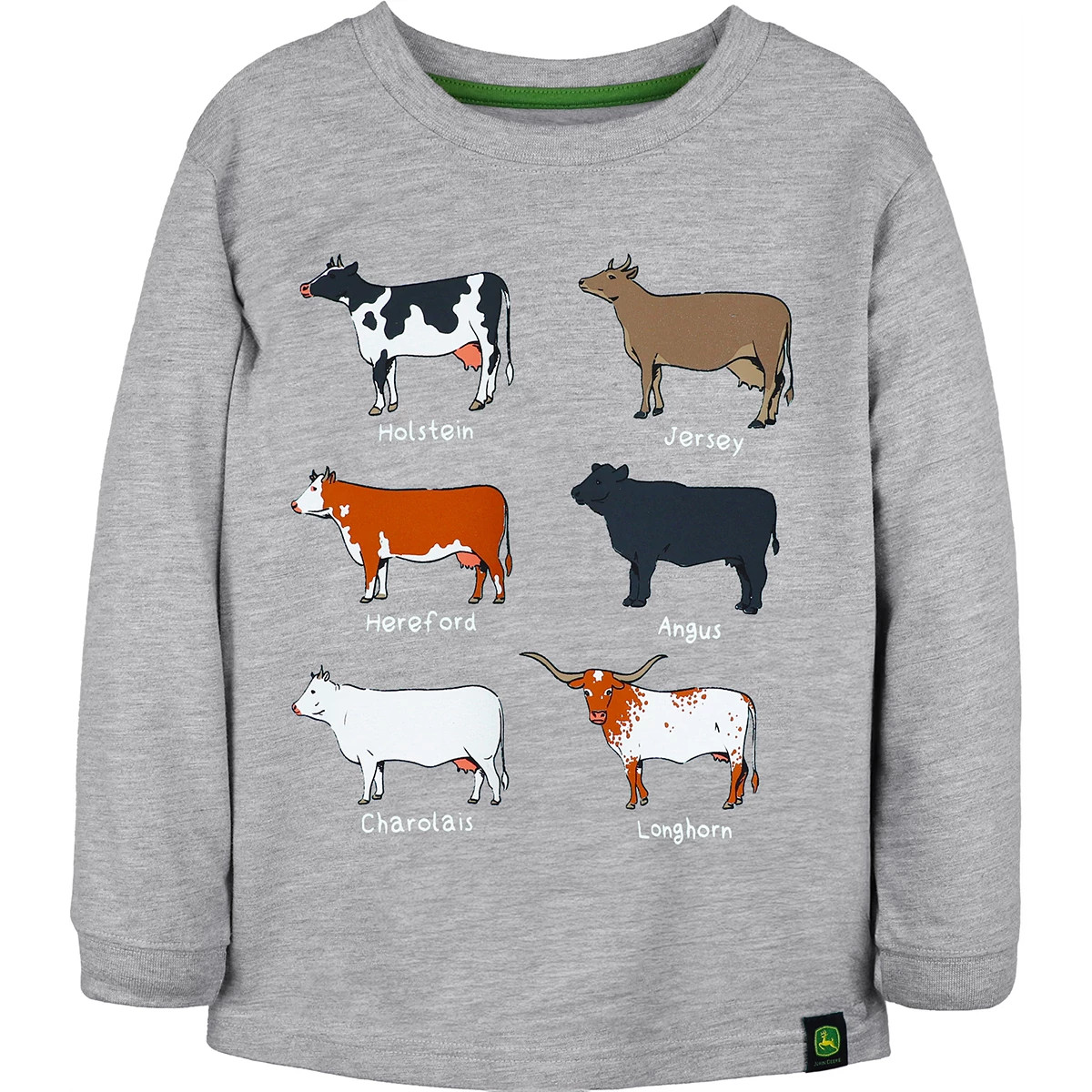 Toddler Cow Breeds Long Sleeve T-Shirt | Shop.Deere.com