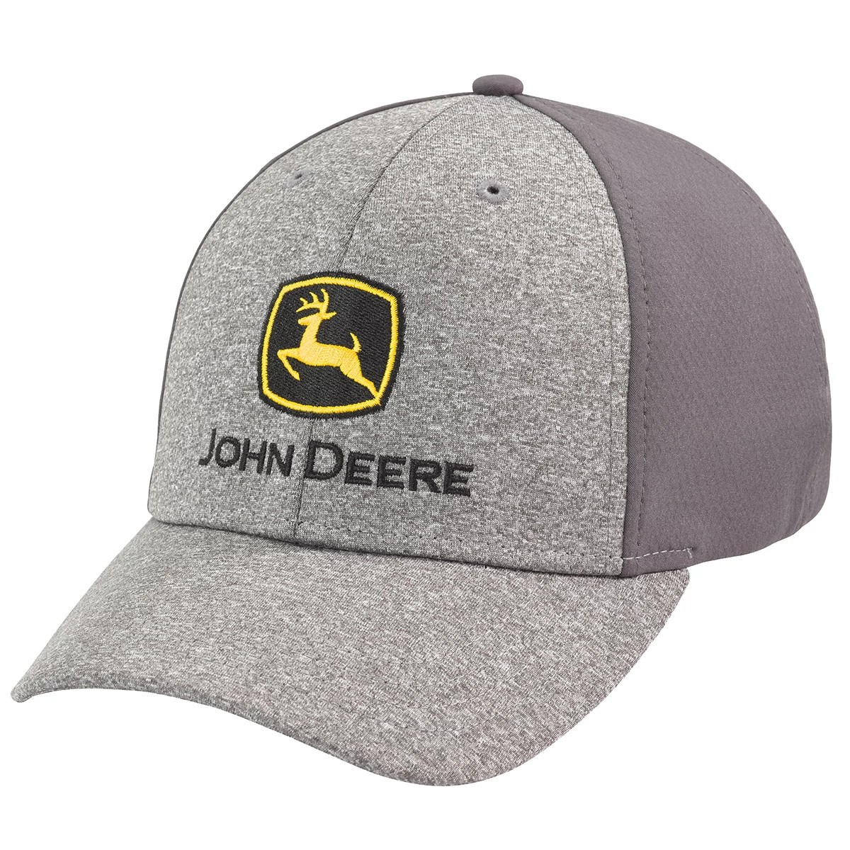 Men's Heather Gray Stretch Hat | Shop.Deere.com