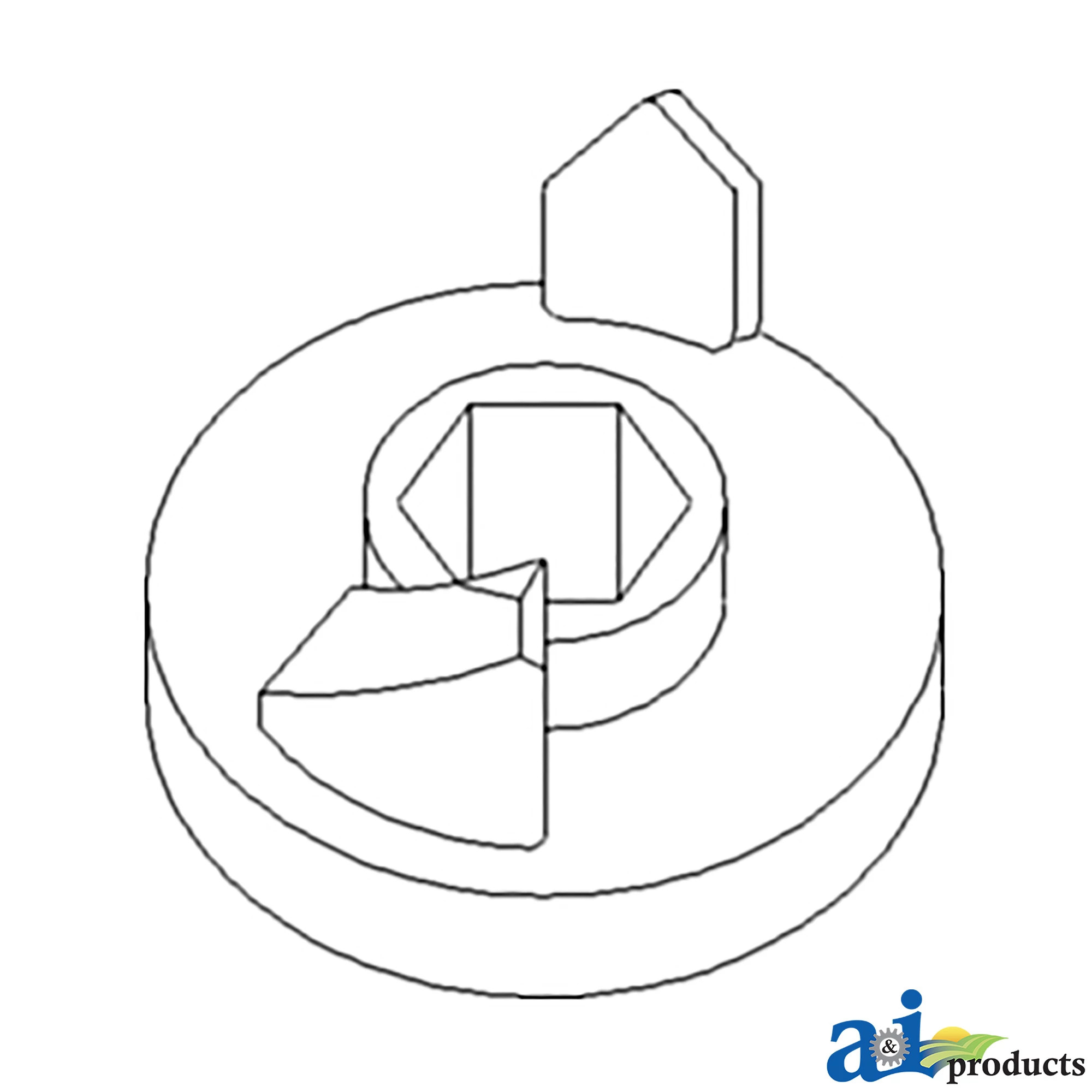 A-H216268: Horizontal Unloading Auger Coupling | Shop.Deere.com