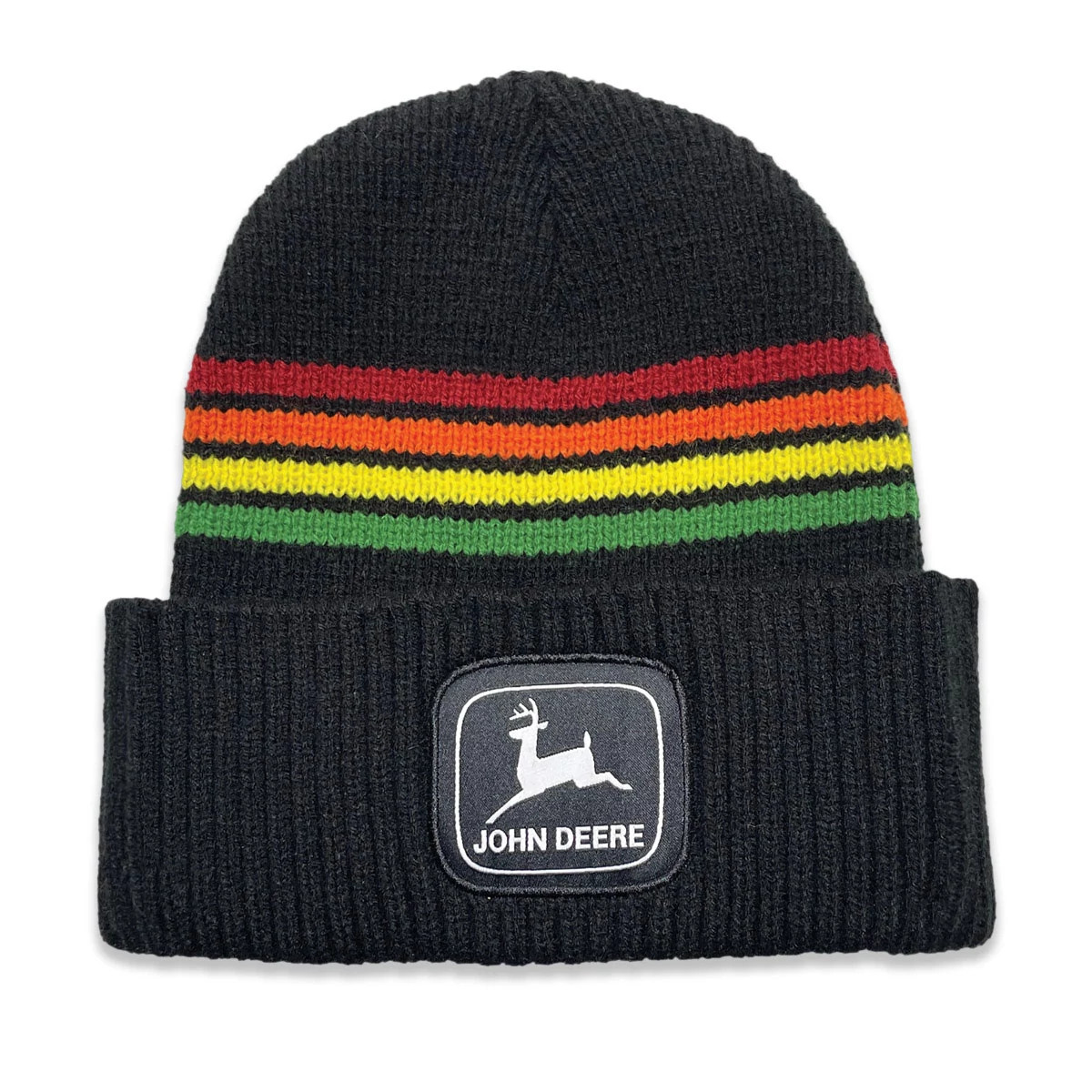 Striped Cuffed Beanie | Shop.Deere.com