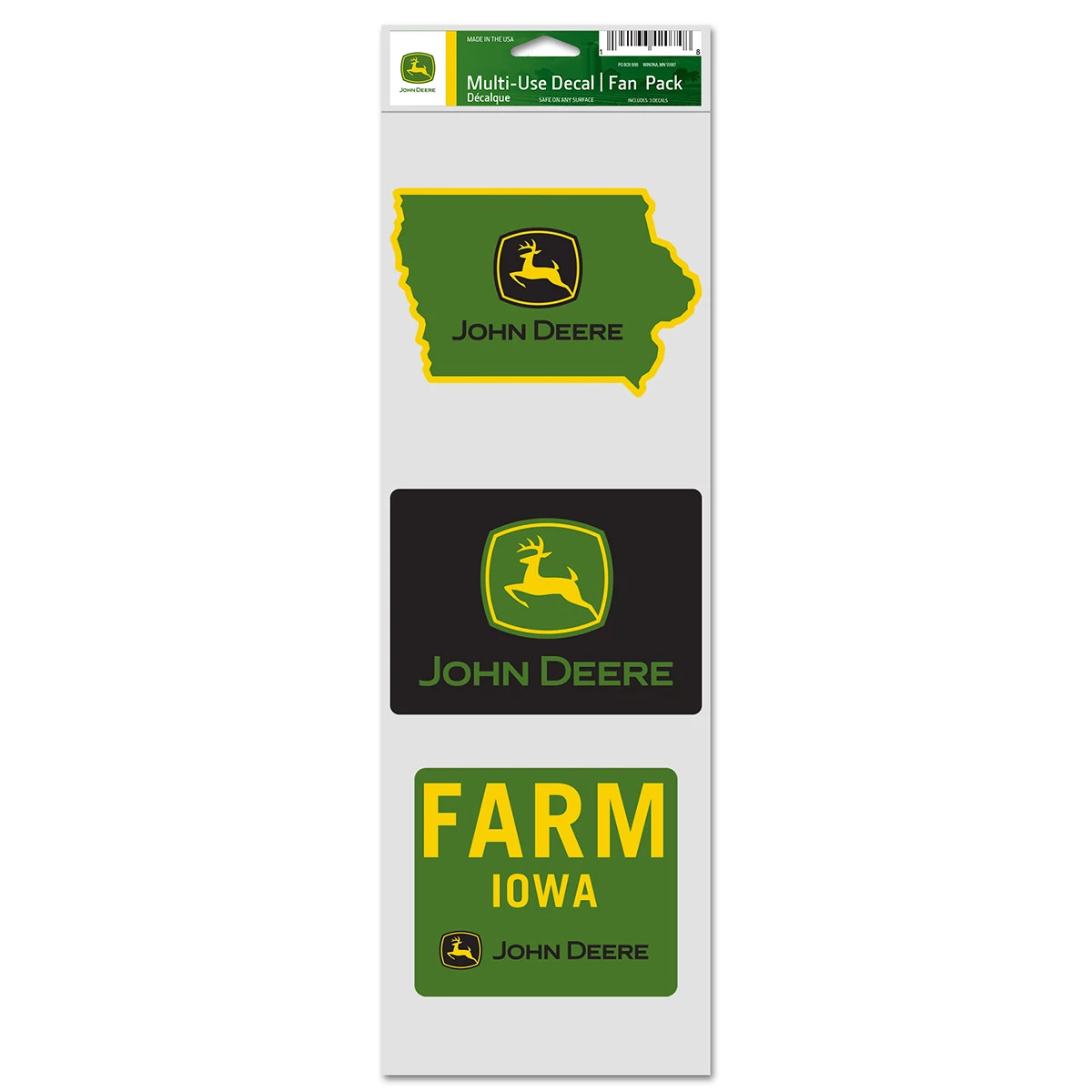3 Pack Iowa Decal Set | Shop.Deere.com