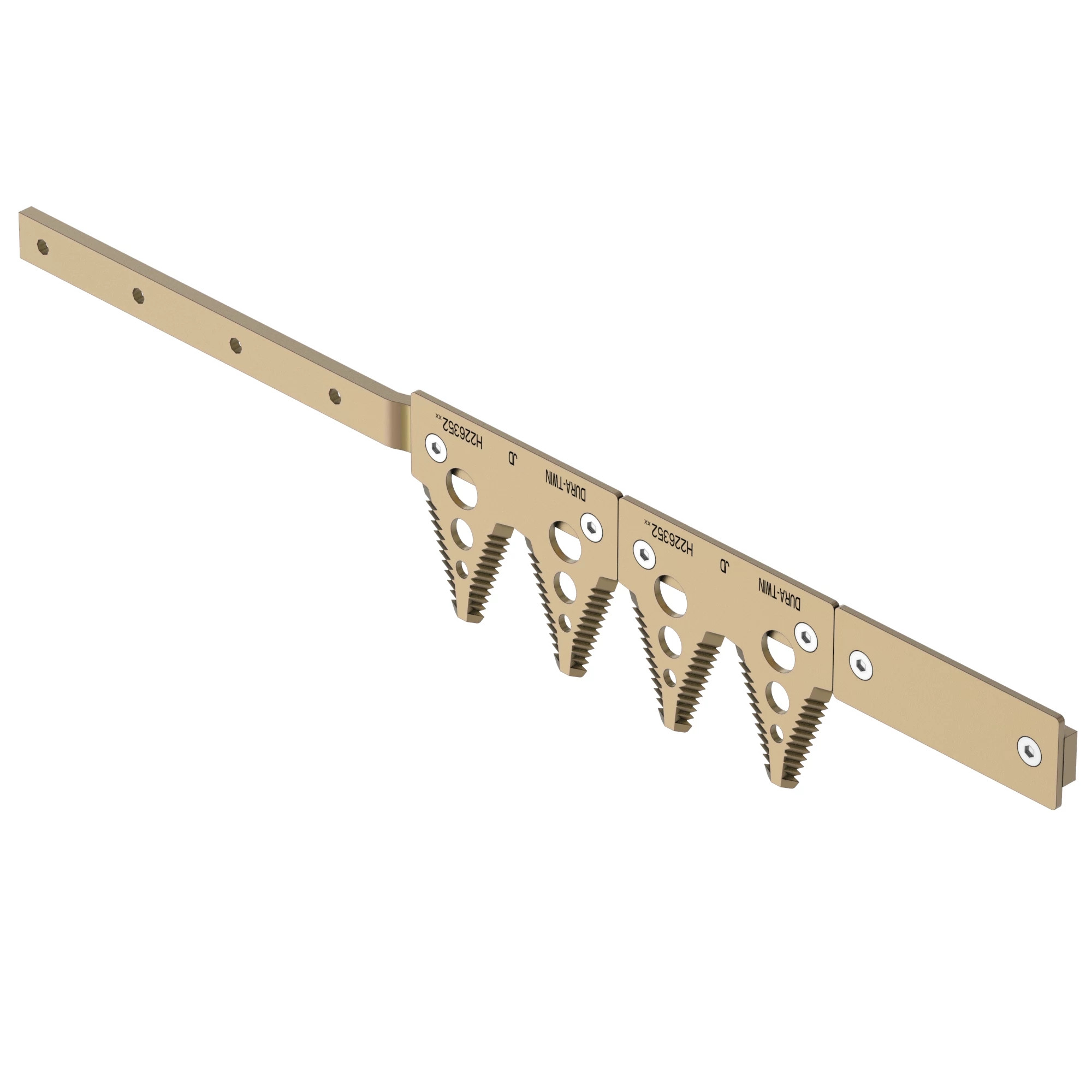 AH226571: Dual Overlap Strap Coarse Knife, Left Side | Shop.Deere.com