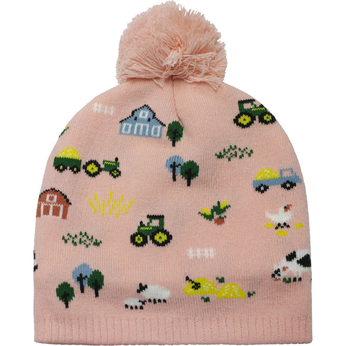 Toddler Farm Pink Beanie | Shop.Deere.com