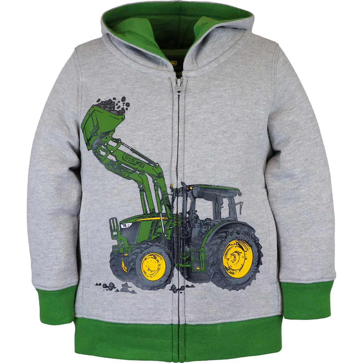 Toddler Bucket Fleece Full Zip Hoodie | Shop.Deere.com