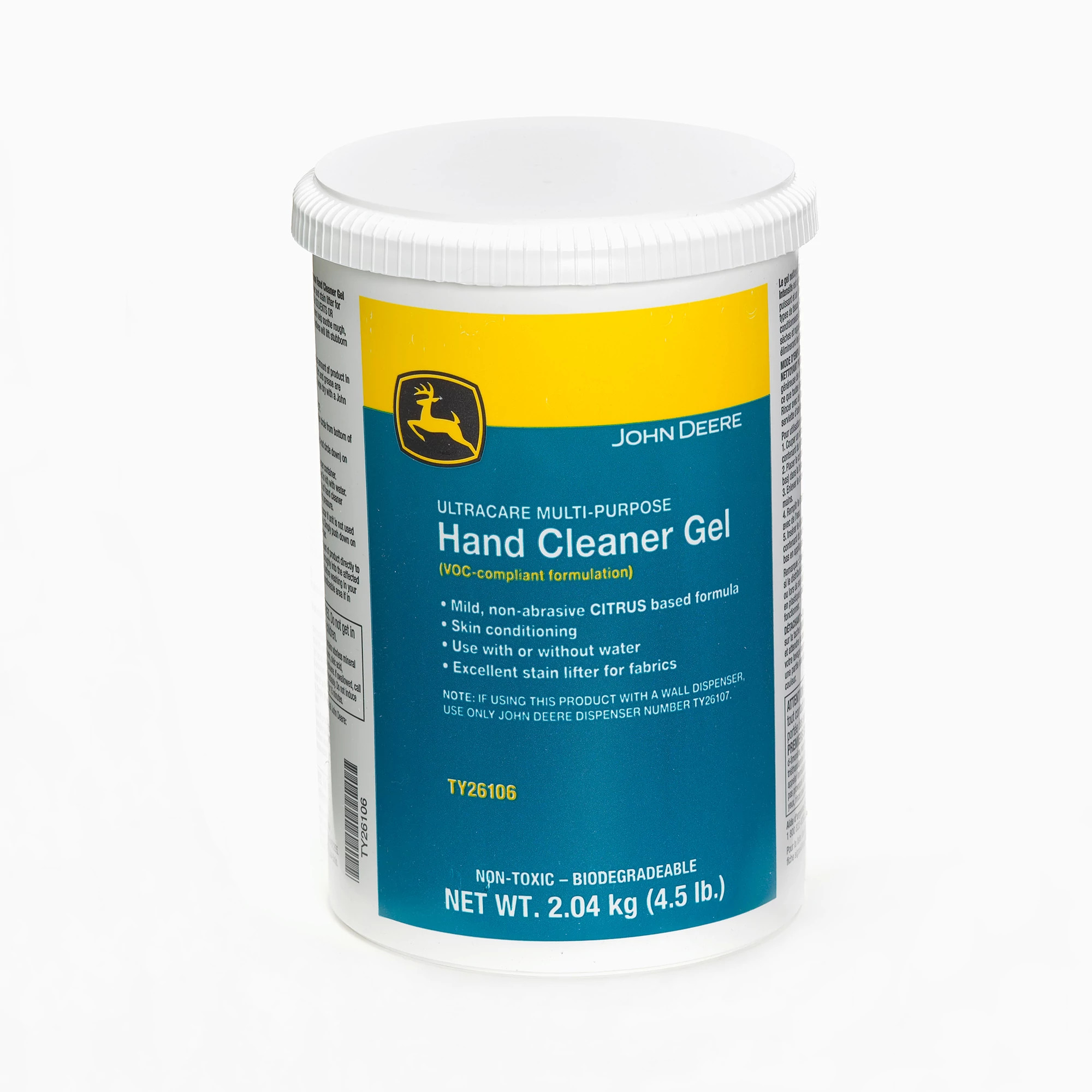TY26106: Hand Cleaner Gel, VOC Compliant Formulation, 2.04 kg (4.5 ...