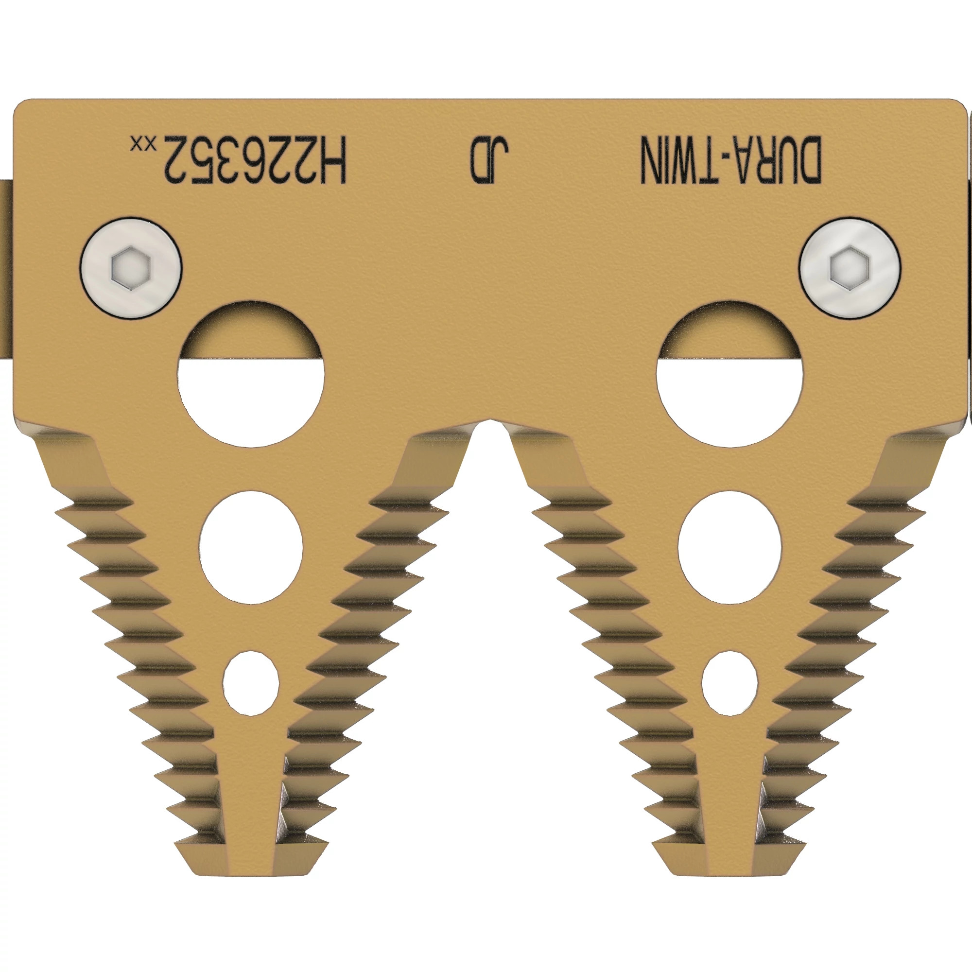 AH226571: Dual Overlap Strap Coarse Knife, Left Side | Shop.Deere.com